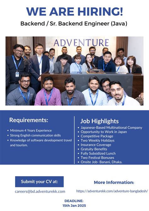 We Are Hiring Backend Sr Backend Engineer Java Apply Here