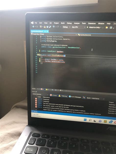 Can someone help? I’m following a very popular tutorial on how to make a 2d idle game and I’m ...