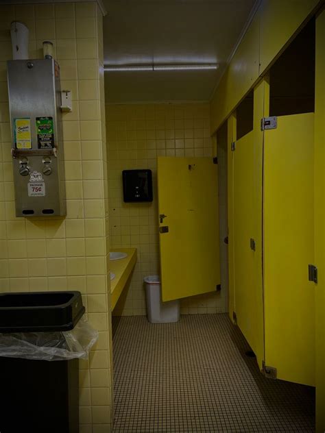 Actual Liminal Space Gas Station Bathroom