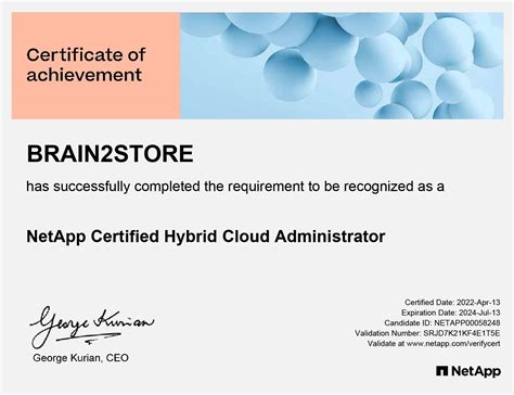 Netapp Brain2store