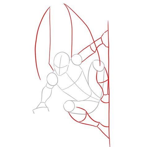 How To Draw The Superior Spider Man Sketchok Easy Drawing Guides