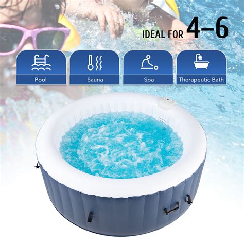 210183 Cm Inflatable Spas Portable Outdoor Spa Airjet Hot Tub 4 6