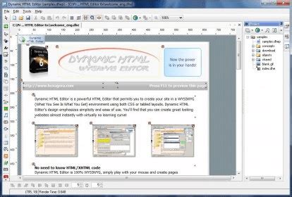 Dynamic HTML Editor Download Dynamic HTML Editor Will Allow You To Create Interactive Websites
