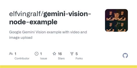 GitHub Elfvingralf Gemini Vision Node Example Google Gemini Vision Example With Video And