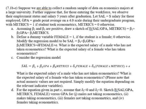 Solved 71b E Suppose We Are Able To Collect A Random