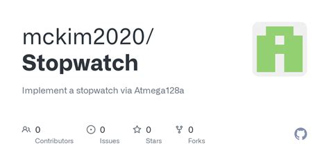 github mckim2020 stopwatch implement a stopwatch via atmega128a