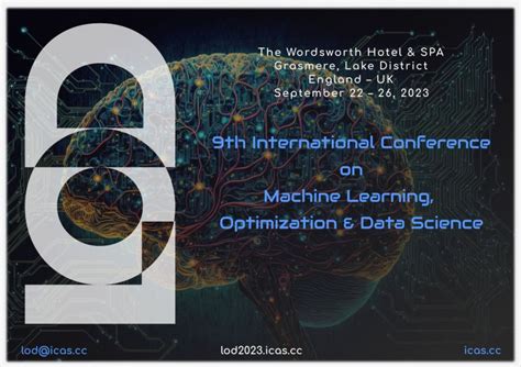 Machinelearning Optimization Datascience Lod2023 Operationresearch