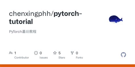 Github Chenxingphhpytorch Tutorial Pytorch基础教程