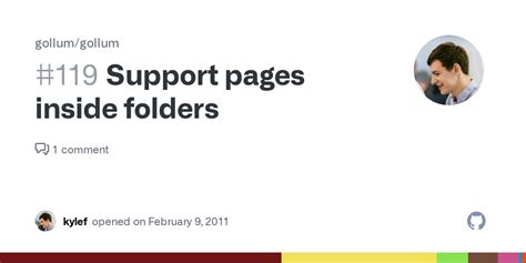 Support Pages Inside Folders · Issue 119 · Gollumgollum · Github