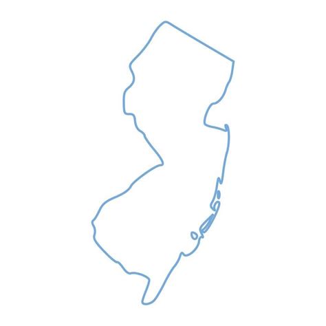 New Jersey Outline Vector Art Icons And Graphics For Free Download
