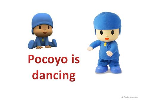 Pocoyo And Present Continuous Genera Deutsch Daf Powerpoints