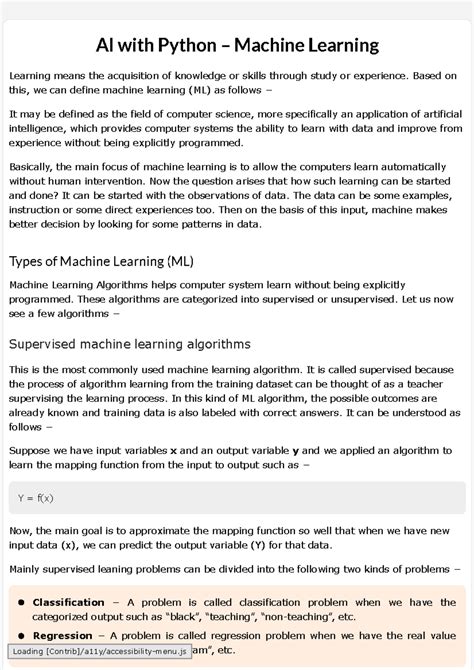 Lec 03 Ai With Python Machine Learning Ai With Python Machine Learning Learning Means The