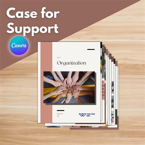Case For Support Template Canva Nonprofit Fundraising Development