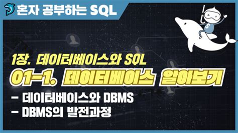 [데이터베이스 이해하기] database db dbms sql의 개념