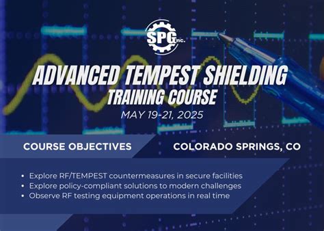 Tempest Scif Sapf Icd705 Rfshielding Securitytraining Spg Incorporated