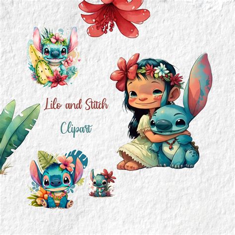 Lilo And Stitch Png Clipart Cute Alien Aloha Lilo And Stitch Clipart