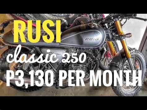 Rusi Classic 250 Review Specs Cash Price And Monthly Instalment Youtube