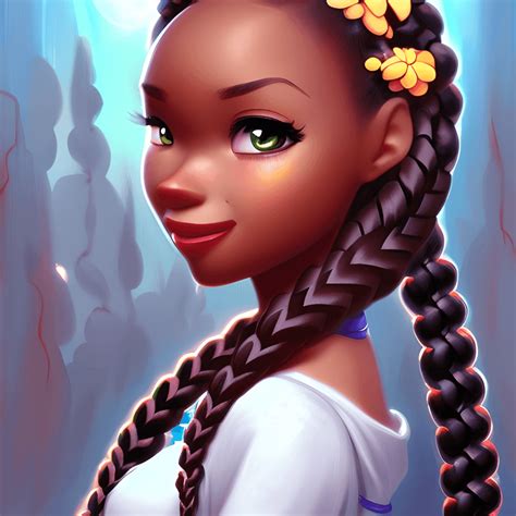 Pixar Flirty And Sexy Cartoon Black Woman Creative Fabrica