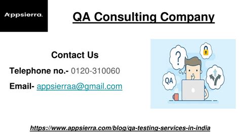 Ppt Qa Consulting Company Powerpoint Presentation Free Download Id