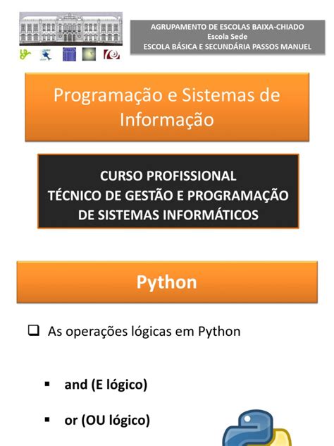 Operações Lógicas Em Python Pdf Lógica Python Linguagem De Operações Lógicas Em Python Pdf Lógica Python Linguagem De