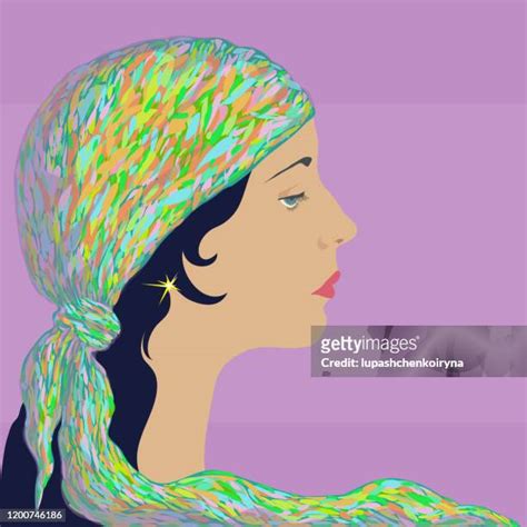 Hair Model Dark Background High Res Illustrations Getty Images