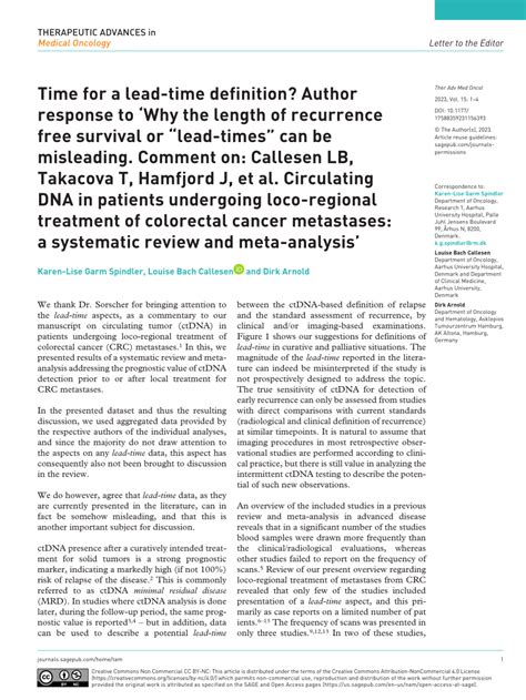 Pdf Time For A Lead Time Definition Author Response To ‘why The