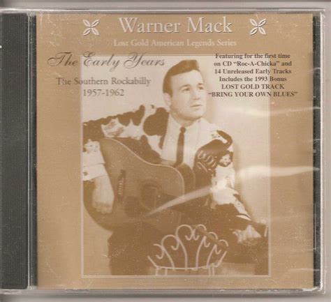 Warner Mack The Early Years Cd Brand New Cd Greeting Llc