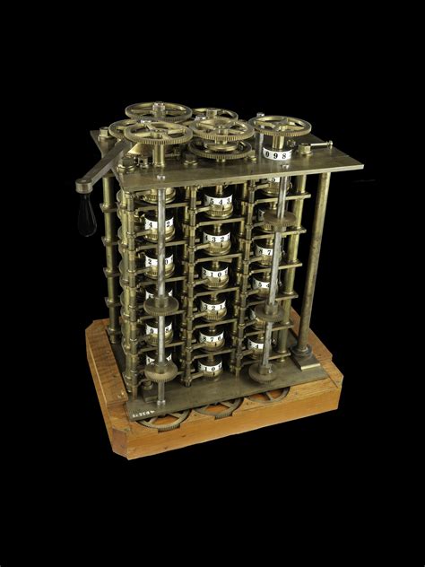 Model Of Babbages Difference Engine No 1 Replica Smithsonian Institution