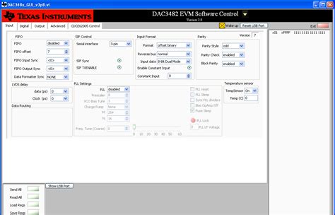 Dac3482evm Configuration Issue Using Evm Gui App Controls In A Stuck