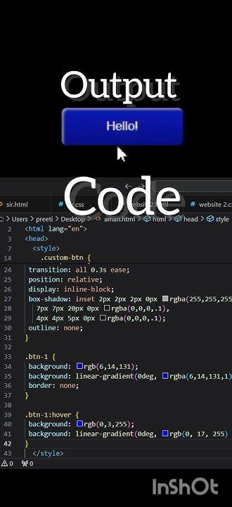 Button Animation In Html Css Part 56 Html 5 Css Coding Youtube