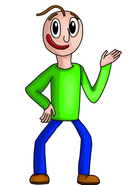 Baldi Pose Shaded Baldi Yt By Fnaftoons Gamer On Deviantart