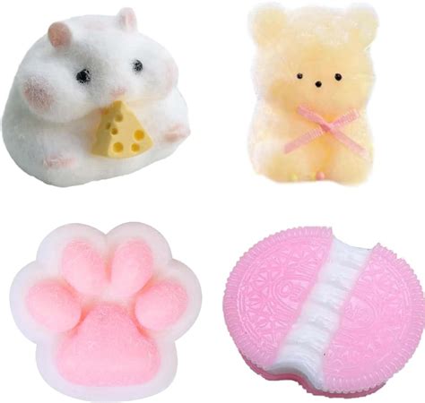 4 Pcs Taba Squishy Kit Taba Squishy Fufu Squishy Taba Squishy Paw