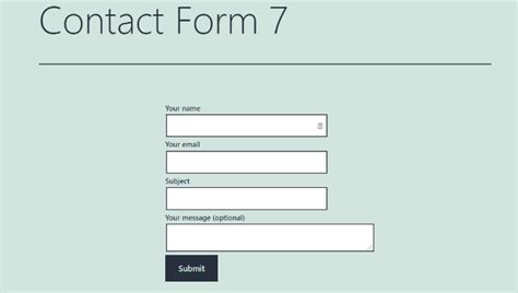 How To Style Contact Form 7 Forms In Wordpress Cobra Softwares Blog