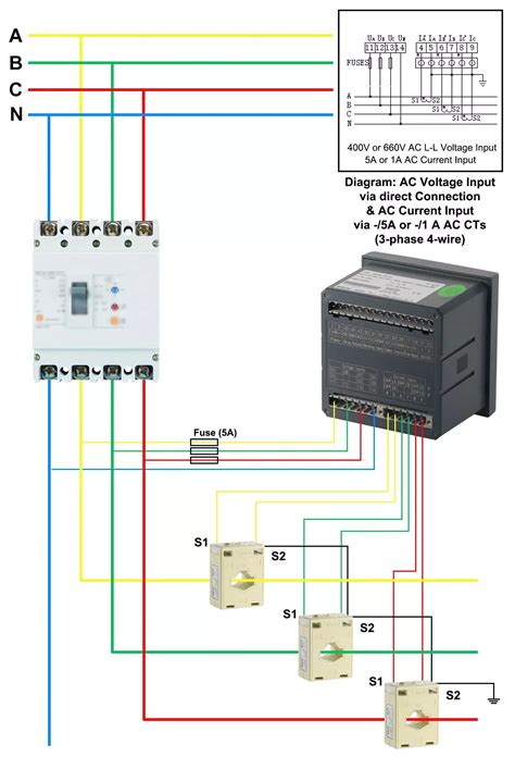 AMC96L E4 KC AC 3 Phase Multi Function Energy Meter Company Acrel Co Ltd