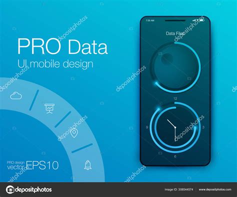 Antarmuka Aplikasi Mobile Desain Ui Vektor Saham Vektor Stok Oleh ©amelisk 308544574