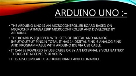 Arudino Uno Project Ppt