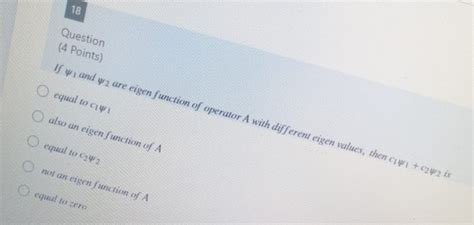 solved 18 question 4 points if y und v2 are eigen function