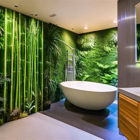 A Tropical Oasis Themed Bathroom With A Rainforest Shower Lush