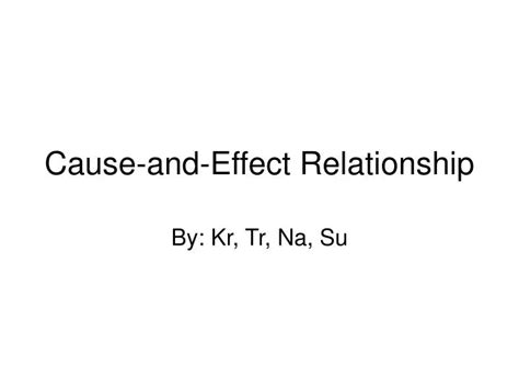 ppt cause and effect relationship powerpoint presentation free