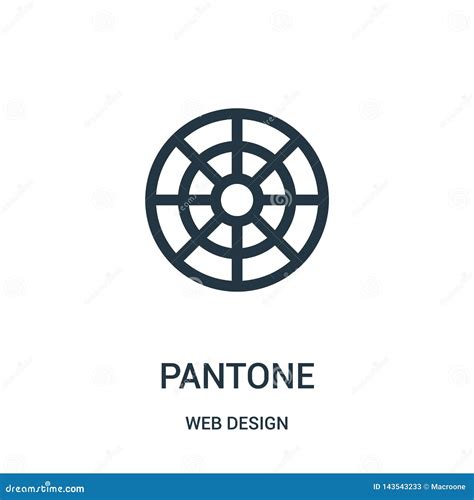 Pantone Icon Vector From Hobbies Collection Thin Line Pantone Outline