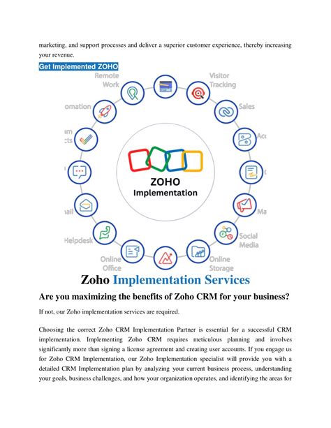 Ppt Zoho Crm Implementation Powerpoint Presentation Free Download