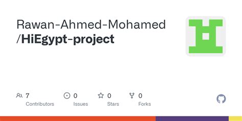 Github Rawan Ahmed Mohamedhiegypt Project