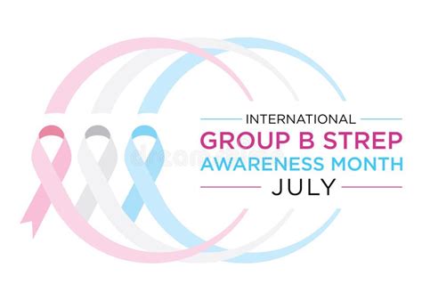 International Group B Strep Awareness Month Is Observed In July Stock Vector Illustration Of