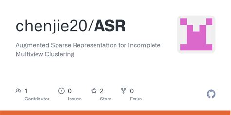 Github Chenjie20asr Augmented Sparse Representation For Incomplete