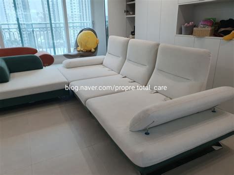 패블릭소파 이사도중 생긴 얼룩세탁 포포토탈케어