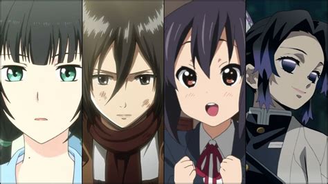Female Anime Characters With Black Hair