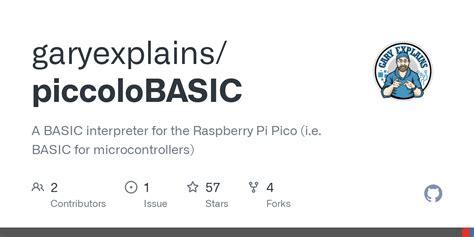 Github Garyexplainspiccolobasic A Basic Interpreter For The Raspberry Pi Pico Ie Basic