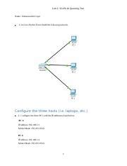 Lab 3 VLANs And Spanning Tree Solution Docx Lab 3 VLANs Spanning Tree Name