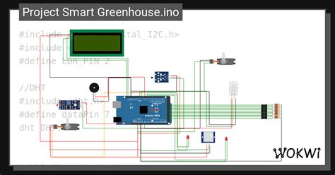 Project Smart Greenhouse Ino Wokwi Arduino And ESP32 Simulator