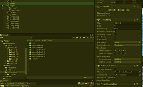 All Rigidbodies Fall Through Terrain Questions And Answers Unity Discussions